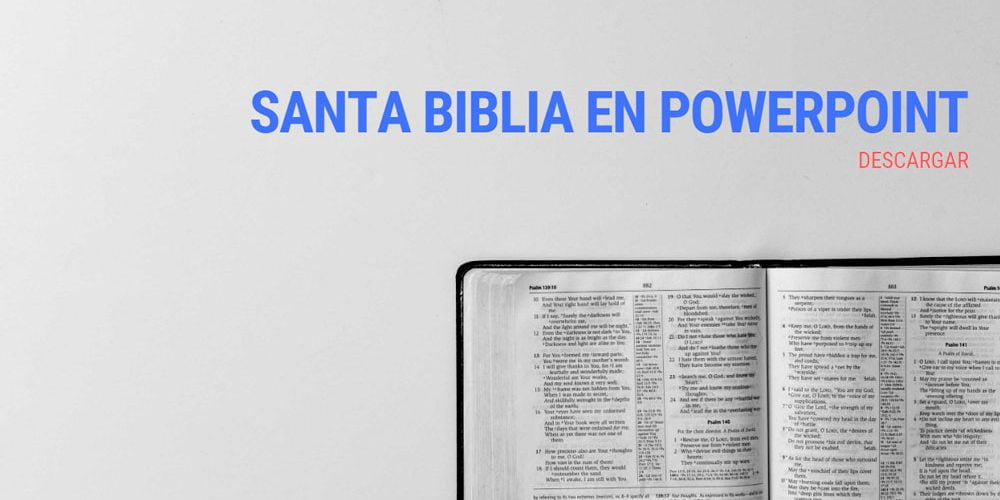 Santa Biblia en PowerPoint -Reina-Valera 1960