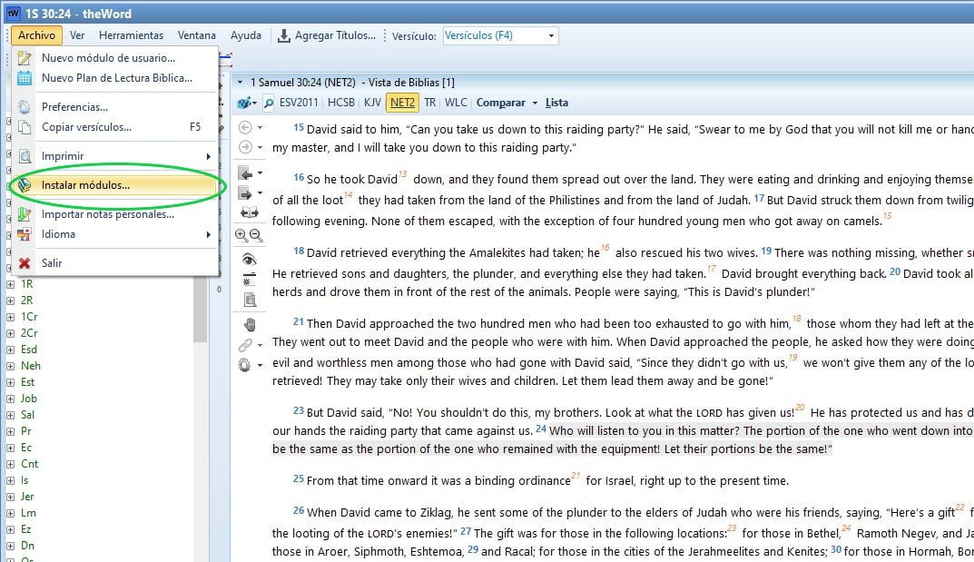 theWord, software gratis de Estudio Bíblico con comentarios, mapas ...