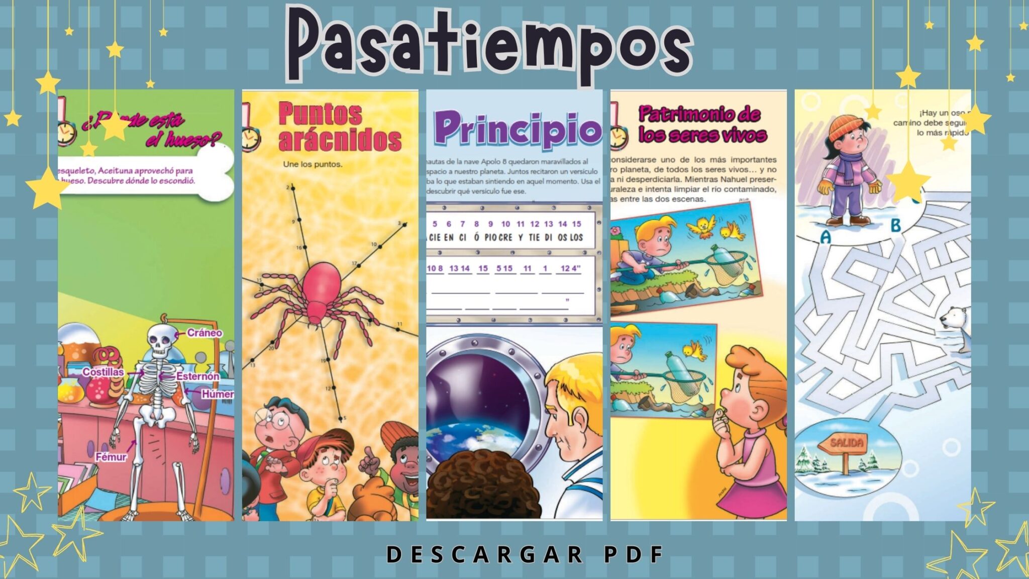 Pasatiempos: Actividades para descargar, imprimir y realizar en ...